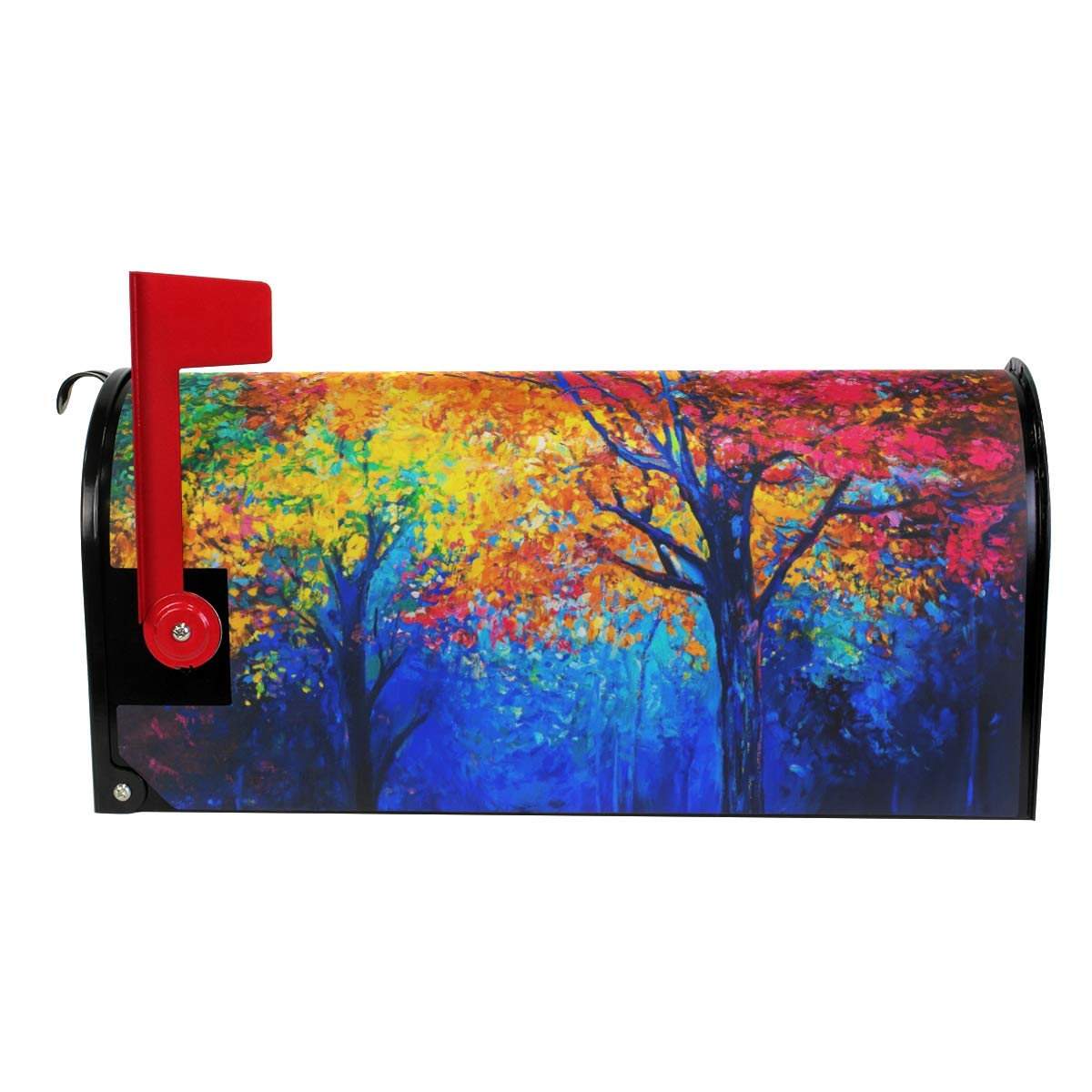 ALAZA Autumn Fall Trees Magnetic Mailbox Cover Oversized for Garden Yard Outdoor Decorations-25.5" x20.8