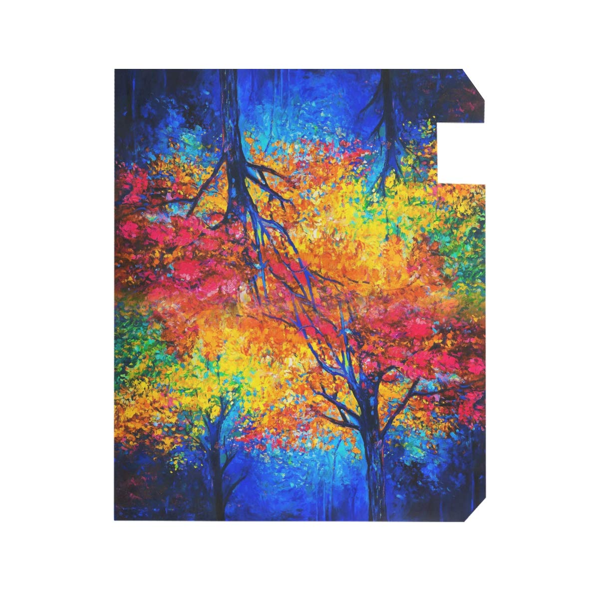 ALAZA Autumn Fall Trees Magnetic Mailbox Cover MailWraps Garden Yard Home Decor for Outdoor Standard Size-18"x 20.8"
