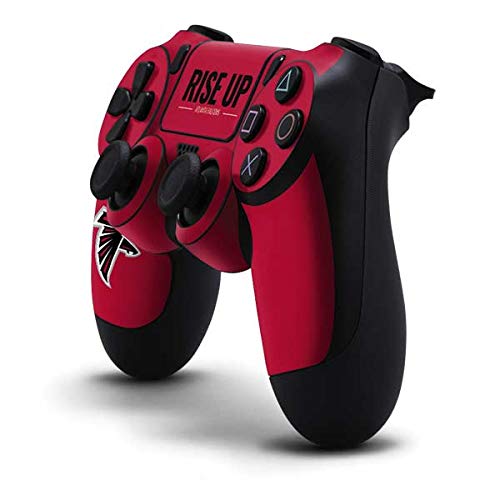 Skinit Decal Gaming Skin Compatible with PS4 Controller - Officially Licensed NFL Atlanta Falcons Team Motto Design