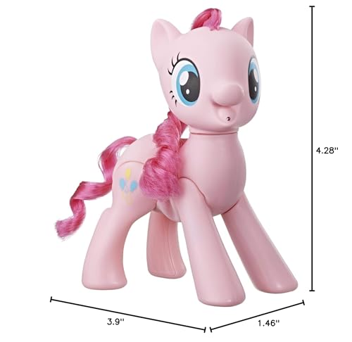 My Little Pony Toy Oh My Giggles Pinkie Pie – 20-Cm Interactive Toy with Sounds and Movement, Kids Aged 3 Years Old and Up