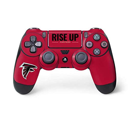 Skinit Decal Gaming Skin Compatible with PS4 Controller - Officially Licensed NFL Atlanta Falcons Team Motto Design