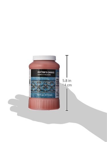 AMACO Potters Choice Glaze, Blue Rutile PC-20, 1 Pint - 35401D