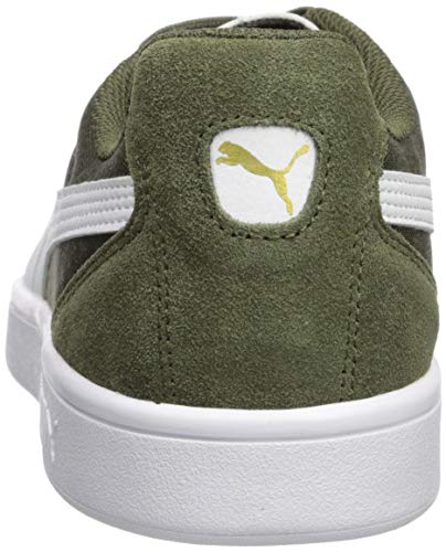 PUMA Men's Astro Kick Sneaker, forestnight-White-teamgold, 13 M US