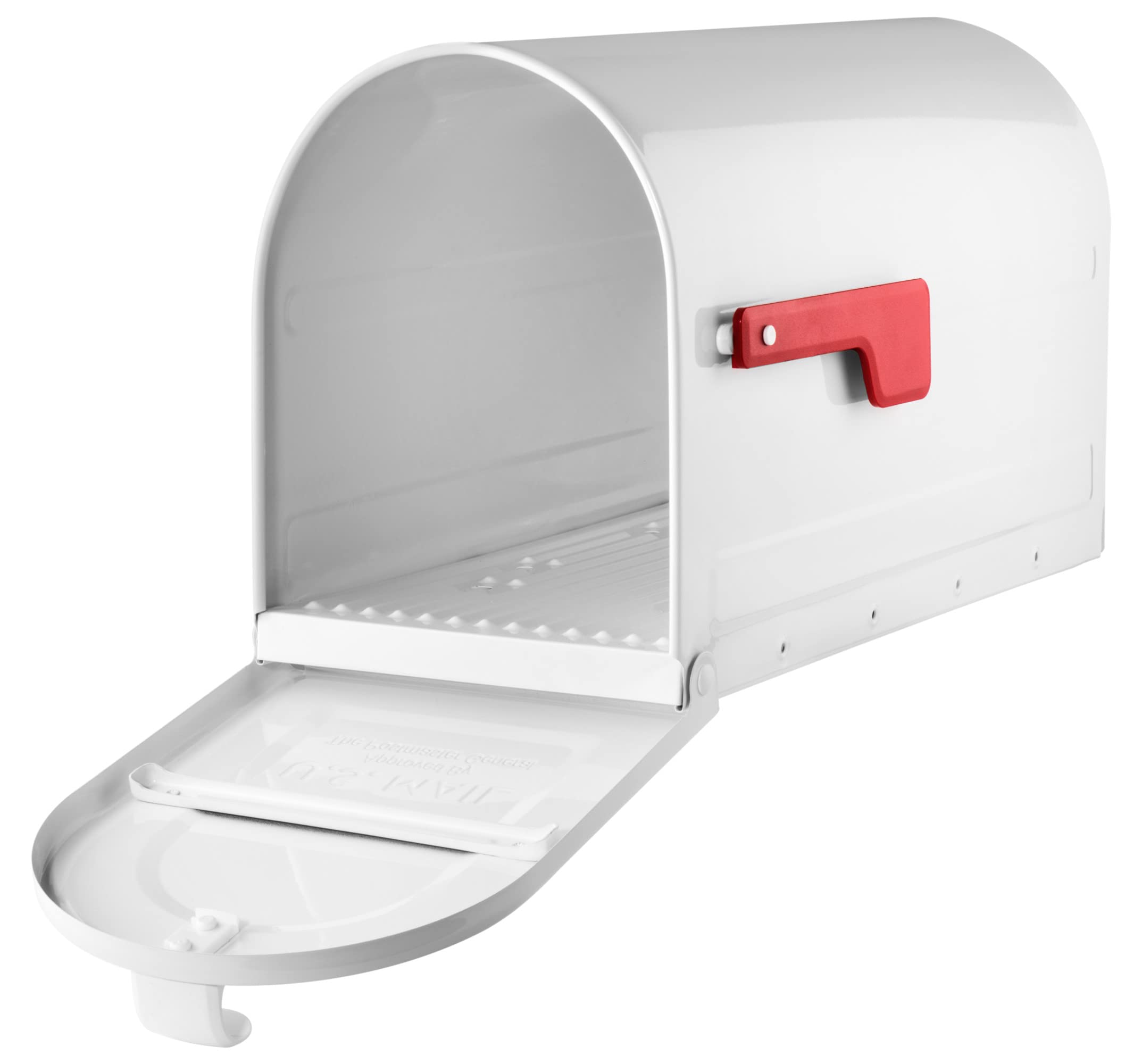 Architectural Mailboxes 7900W-10 MB2 Post Mount Mailbox, Large, White