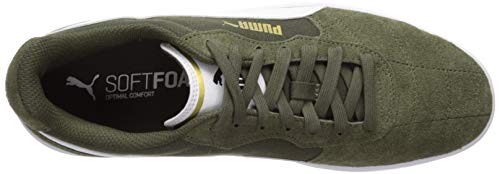 PUMA Men's Astro Kick Sneaker, forestnight-White-teamgold, 13 M US