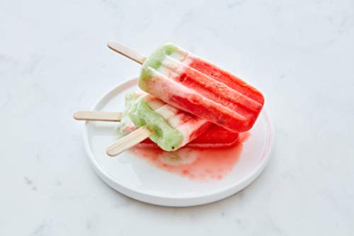 Makerstep 200 Natural Wood Craft, Popsicle Sticks for Crafts 4.5 Inch, Waxing Spatulas, Epoxy Resin Stirring, Ice Cream Candy Making and Garden Markers. Smooth, Splinter-Free, Wooden Wax Sticks