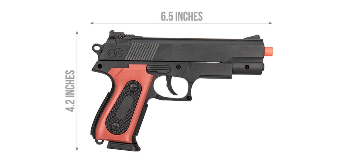 UKARMS P238 Airsoft Hand Gun Full Size Spring Pistol w 6mm BBS BB