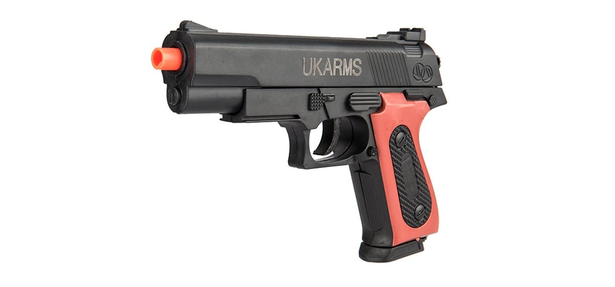 UKARMS P238 Airsoft Hand Gun Full Size Spring Pistol w 6mm BBS BB