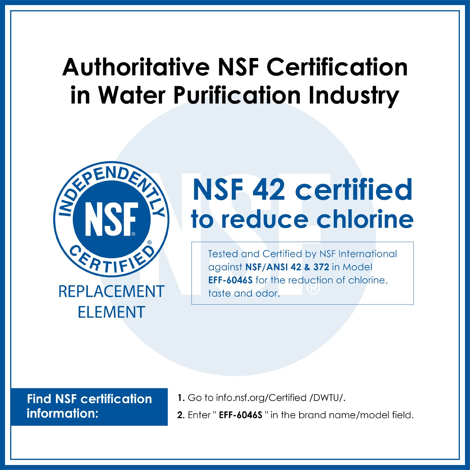 Waterdrop LT1000PC ADQ747935 MDJ64844601 Refrigerator Water Filter, Replacement for LG® LT1000P®, ADQ74793501, ADQ74793502, 46-9980, 9980, LFXC24796S, LSFXC2496D, NSF Certified