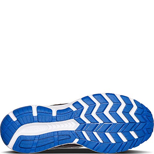 Saucony Men's Cohesion 11 Sneaker, Charcoal/Blue, 12 M US