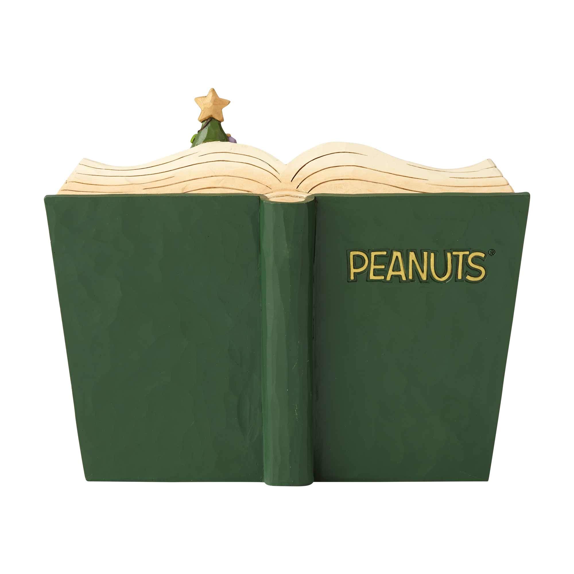 Enesco Jim Shore Peanuts Christmas Storybook Figurine 7.5" Multicolor