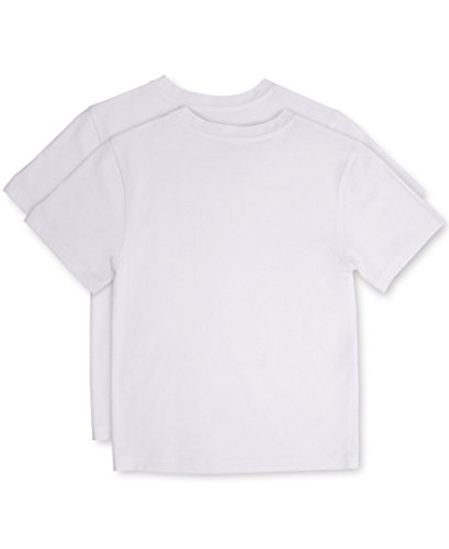 Calvin Klein Boy's 2 Pack Crewneck T-Shirt Undershirts