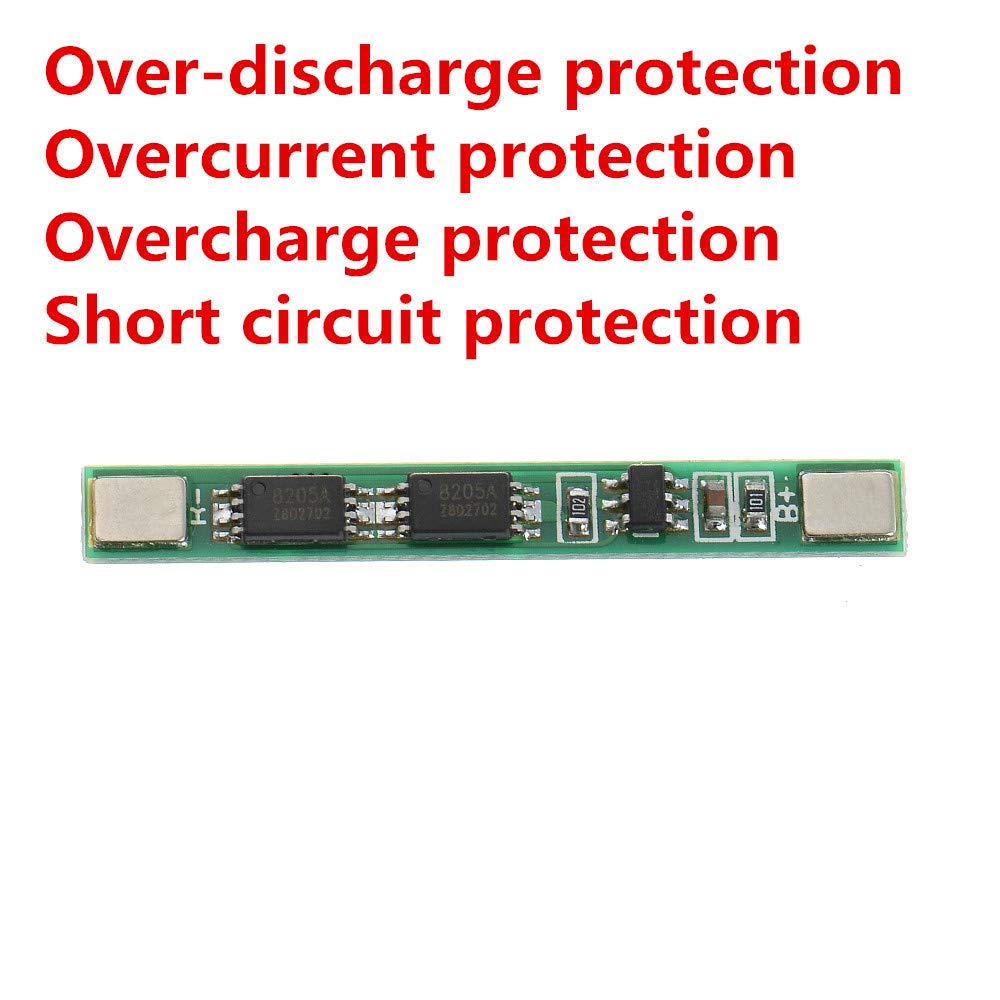 ANMBEST 5PCS 1S 3.7V 4A 18650 Charger PCB BMS Protection Board for Li-ion Lithium Battery Cell