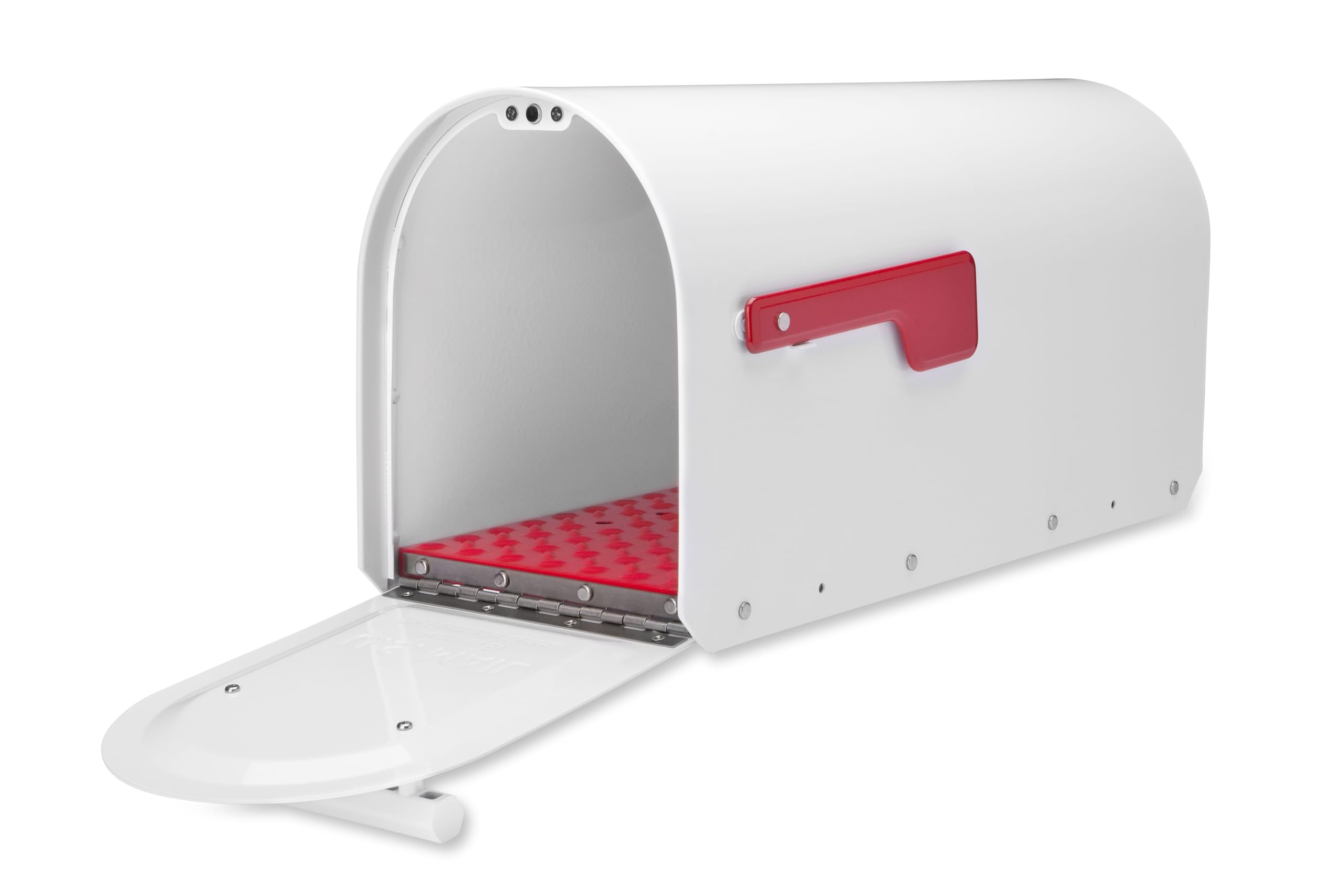 Architectural Mailboxes 5560W-R-10 Sequoia Postmount Mailbox, Large, White, 20. 79 in. x 8. 03 in. x 9. 72 in.