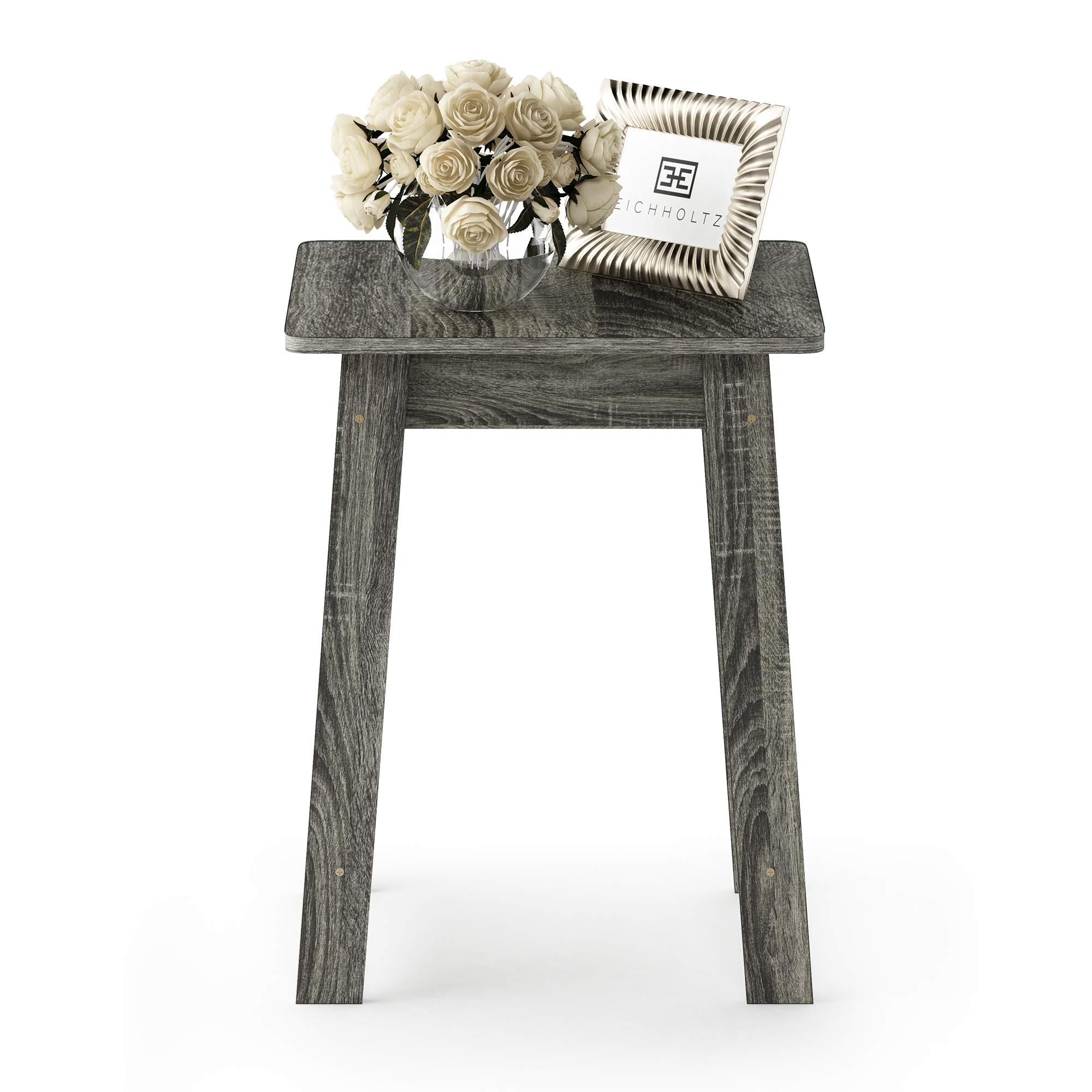 Furinno Beginning End Table, French Oak Grey