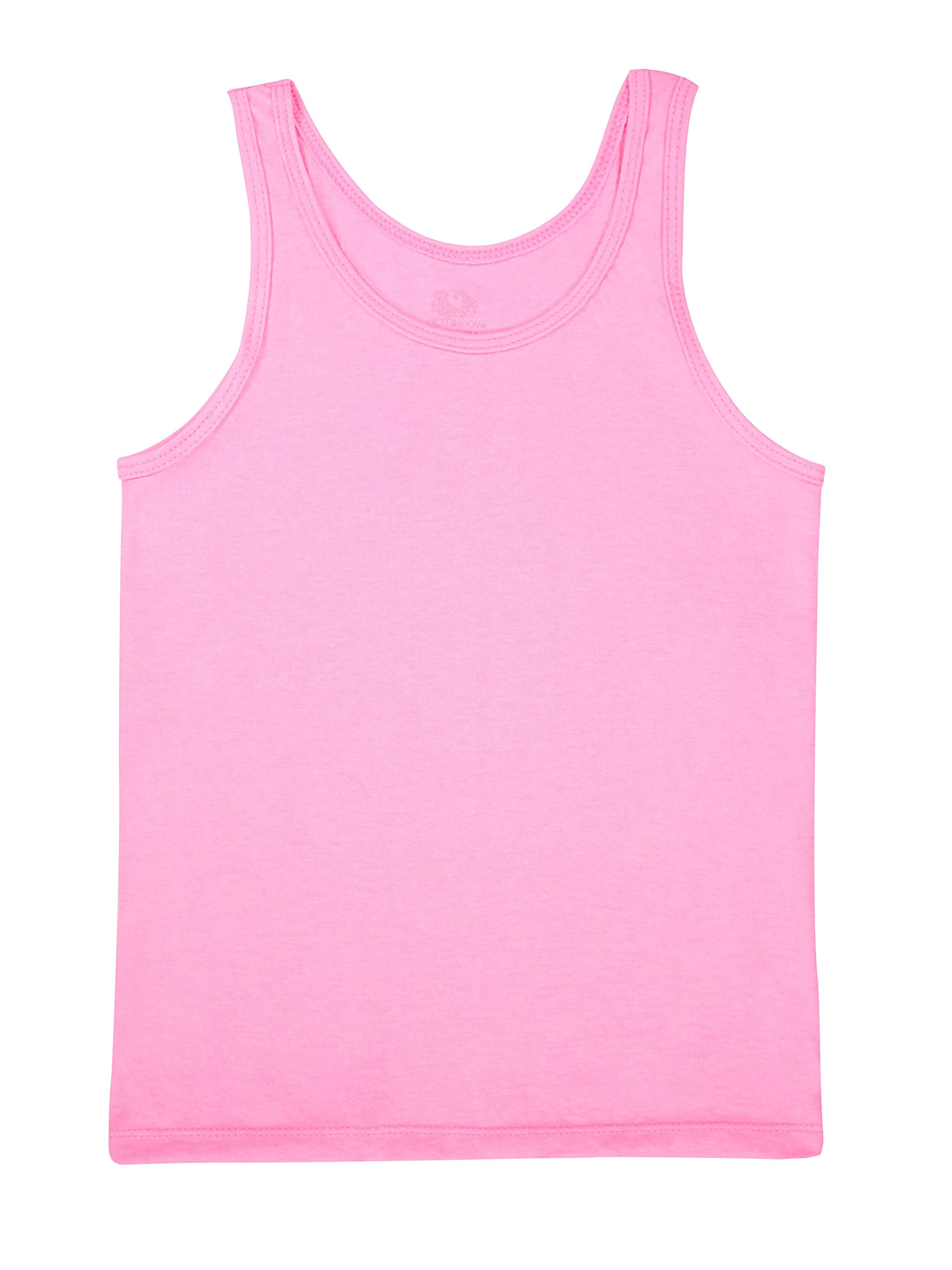 Fruit of the Loom girls Undershirts (Camis & Tanks) Underwear, Tank - 5 Pack Assorted, Large US
