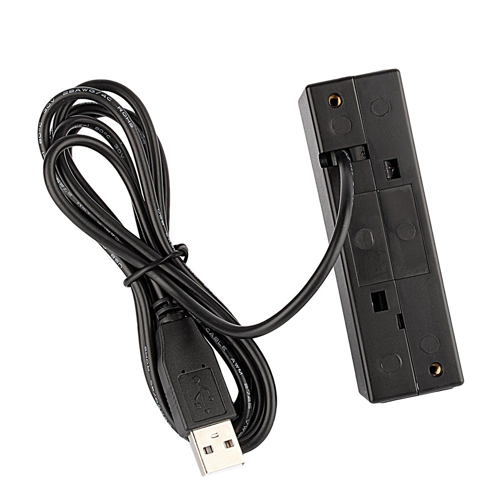 Swipe Card Reader, MSR90 USB Magnetic Strip Card Reader 3 Tracks Mini Mag Hi-Co Swiper