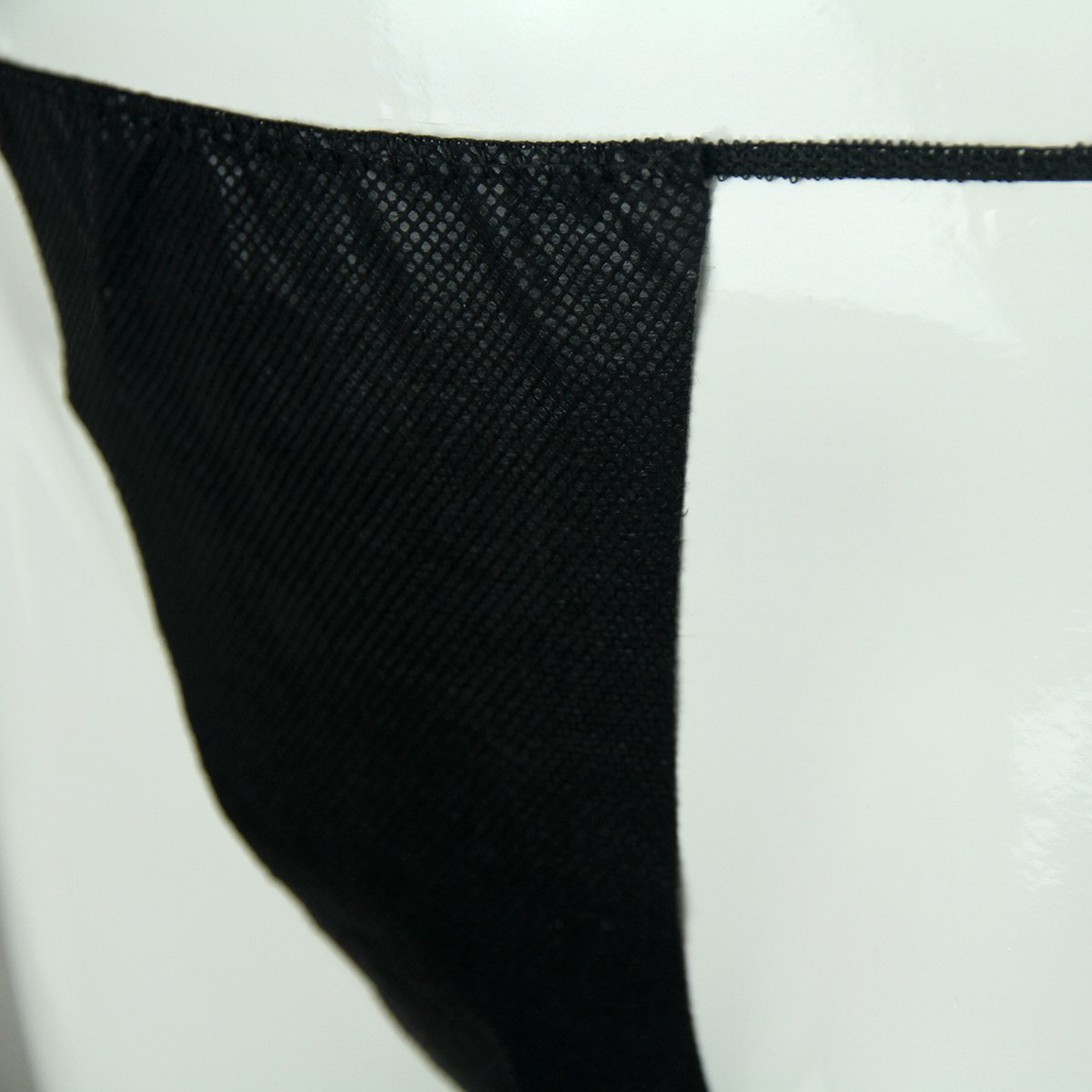 Lifesoft Pack of 100 Disposable Thong Panties Spay Tanning Wraps, Individually Wrapped Black