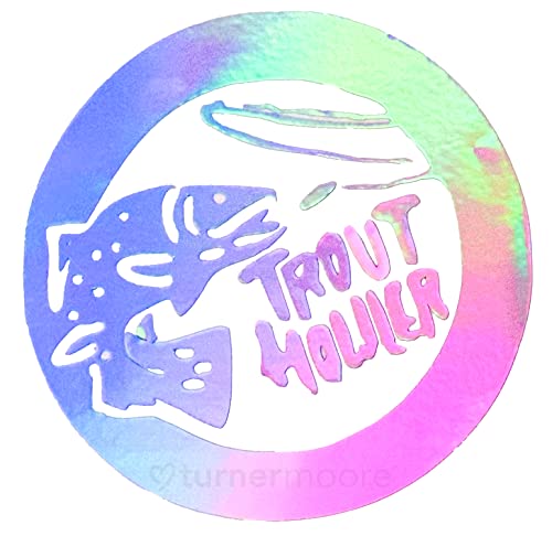 Silver Holographic Vinyl Permanent, 12" x15 FEET Rainbow Holographic Vinyl Roll, Chrome Holographic Sticker Vinyl for Cricut, Silhouette, Signs, Decals by Turner Moore Edition (15FT)