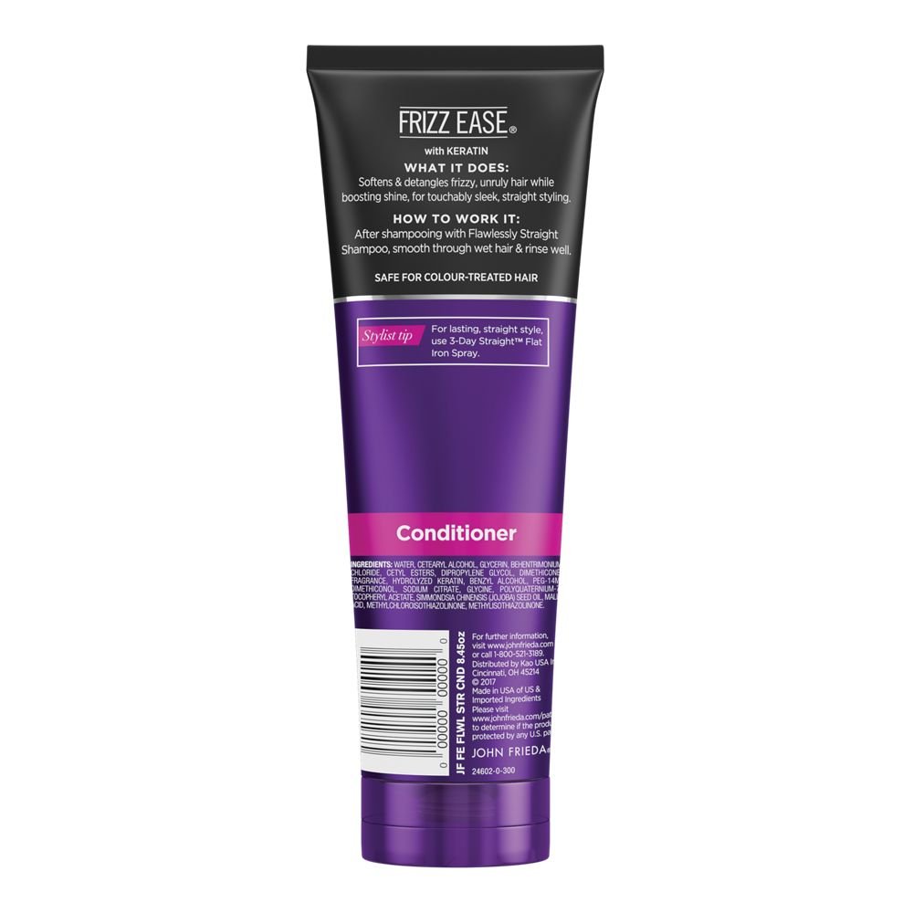 John Frieda Frizz Ease Flawlessly Straight Conditioner, Keratin Infused Conditioner, for Instantly Easy Straight Styling, 8.45 Ounces