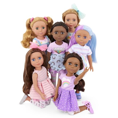 Glitter Girls - Bluebell 14-inch Poseable Fashion Doll - Dolls for Girls Age 3 & Up,Pink, Brown, Silver, Blue