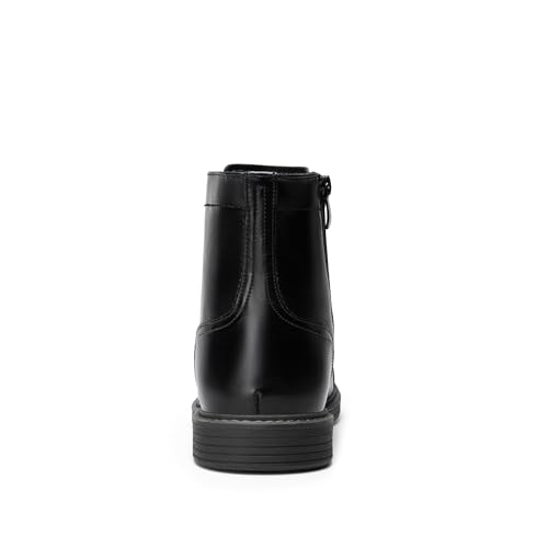 Bruno Marc Men's Motorcycle Boots Oxford Dress Boot,Size 12,Black-11,Philly_11