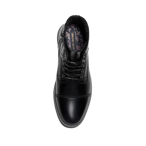 Bruno Marc Men's Motorcycle Boots Oxford Dress Boot,Size 12,Black-11,Philly_11