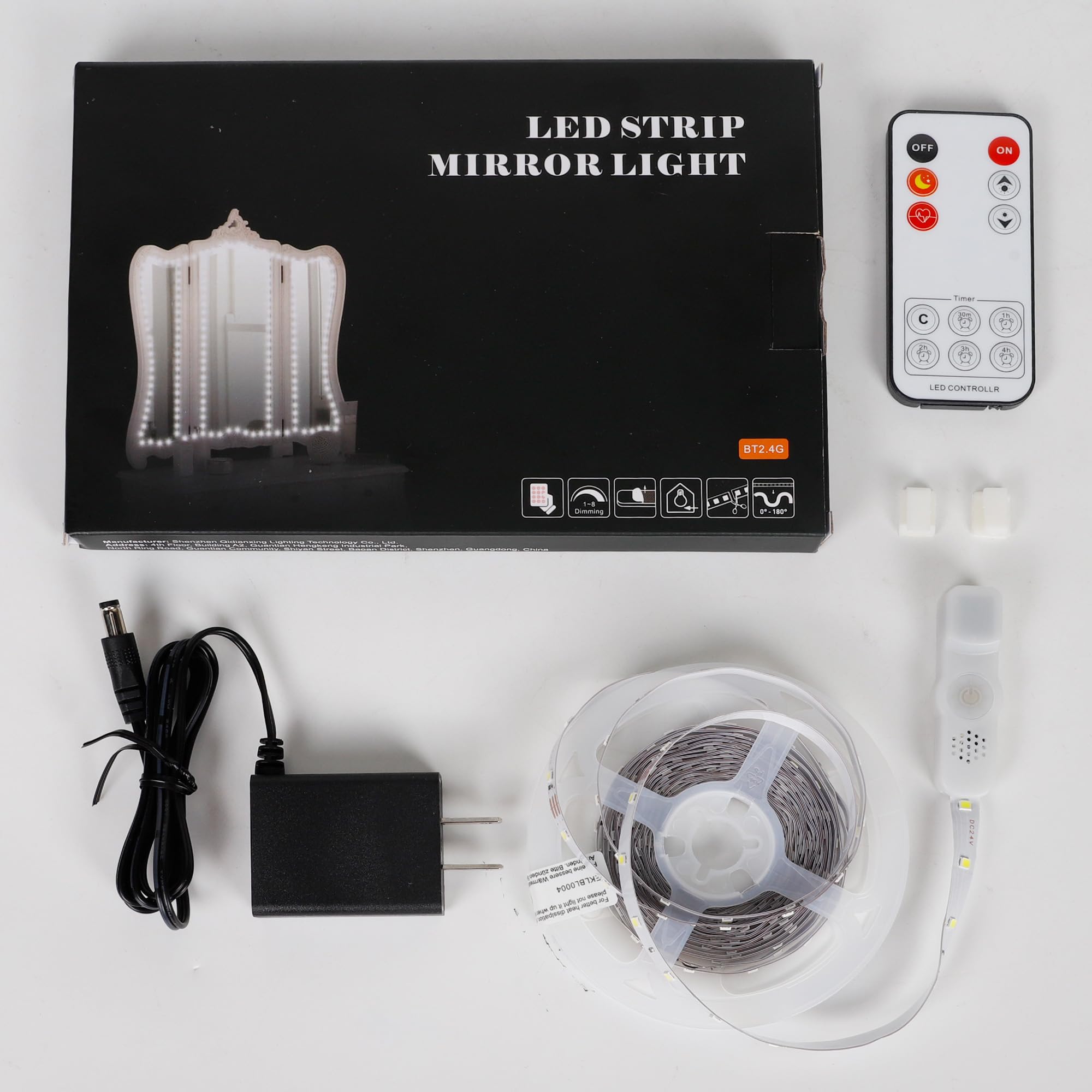 ViLSOM Led Vanity Mirror Lights Kit, 13ft/4M 240 LEDs Make-up Vanity Mirror Light for Vanity Makeup Table Set with Dimmer and Power Supply, Mirror not Included