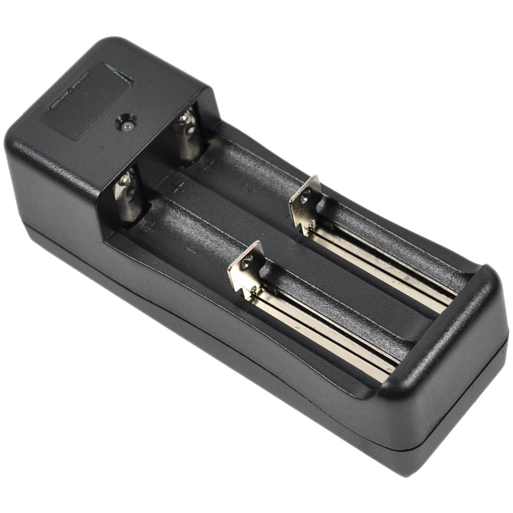 BTBAI Battery Charger AC Wall Dual Universal for 3.6/3.7v li-ion 18650 18500 16340 14500 18350 10440 14280 s1a