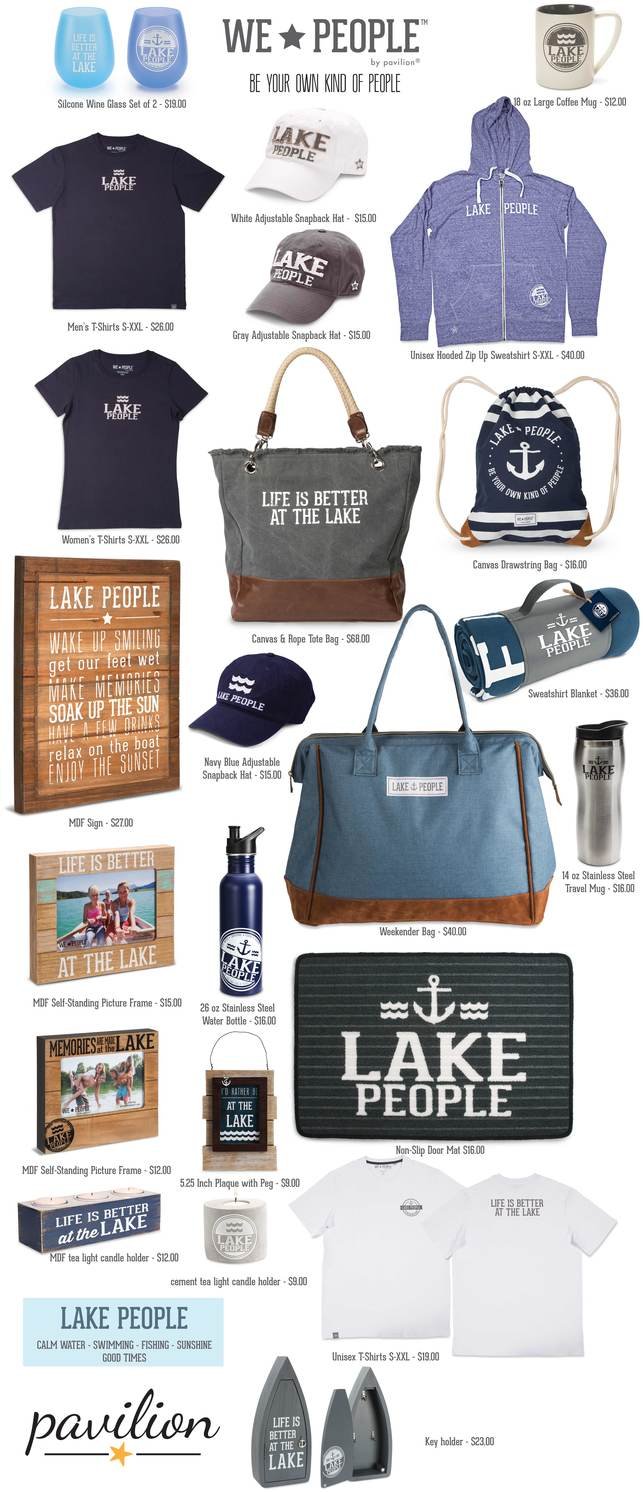 Pavilion - Life is Better at The Lake - 11.75 Inch Hanging Key Box