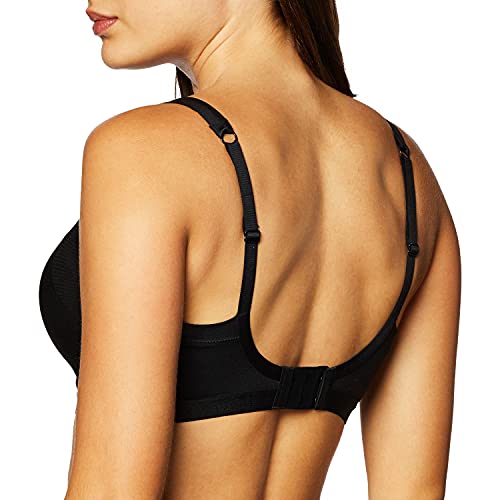 Warner's Womens Blissful Benefits Underarm-smoothing With Seamless Stretch Wireless Lightly Lined Comfort Rm3911w T-Shirt Bra, Black, Small US