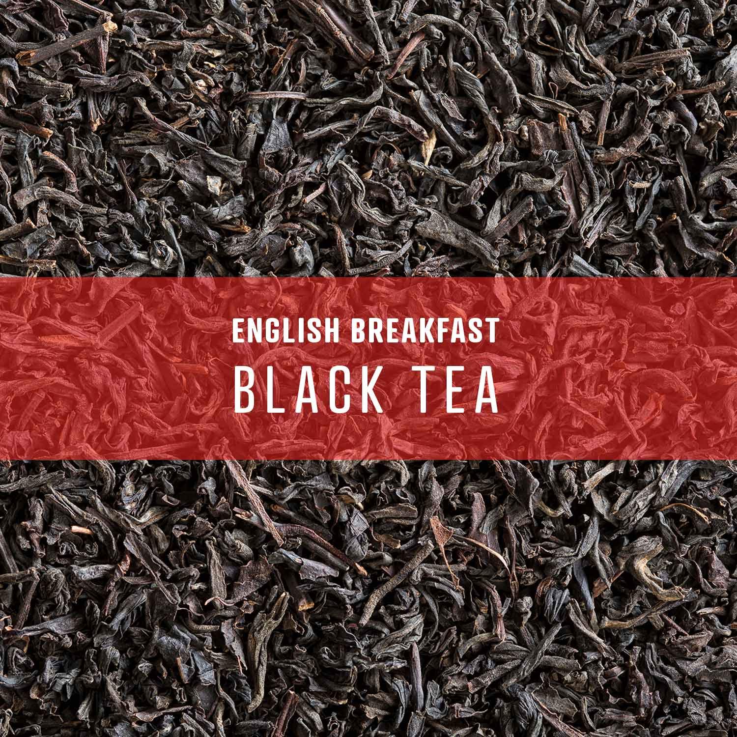 Elevate Tea ENGLISH BREAKFAST BLACK TEA, Loose Leaf Tea Blend, 30 servings, 3 Ounce Pouch, Caffeine Level: High, Single Unit, 3 Ounce (Pack of 1)