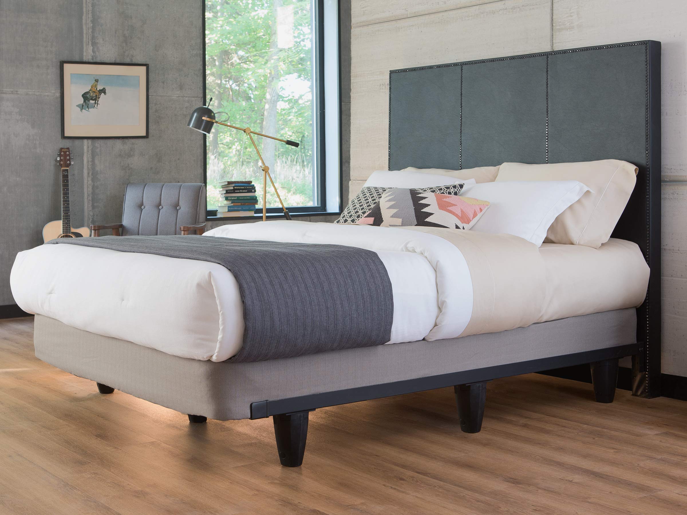 Knickerbocker Patriot Bed Frame™ - Full Size - Made in The USA - Strongest Bed Frame - Steel - No Tools