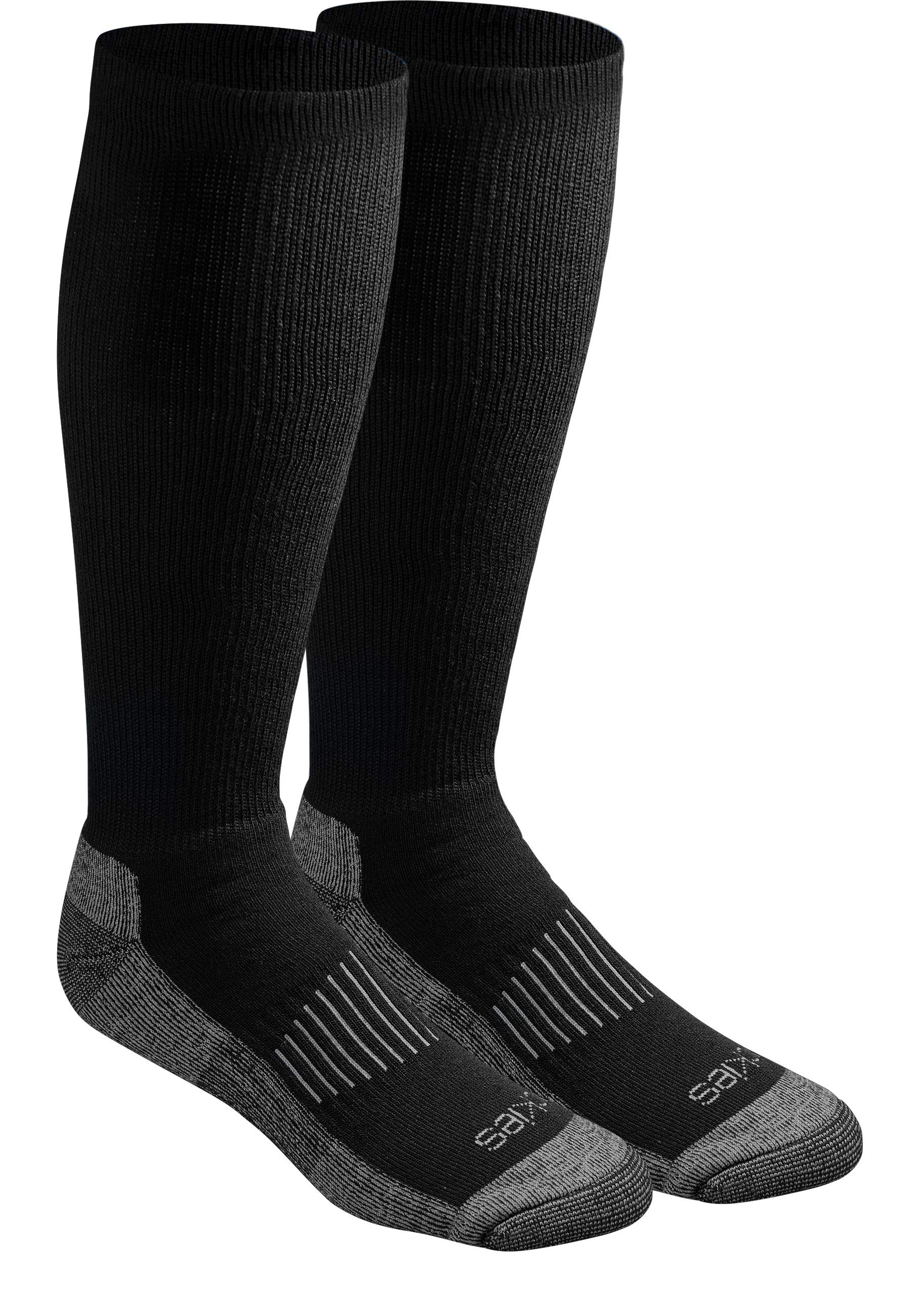 Dickies Men's Light Compression Comfort Over-The-Calf Socks, Available in M-XXL (2, 4 Pairs), Large