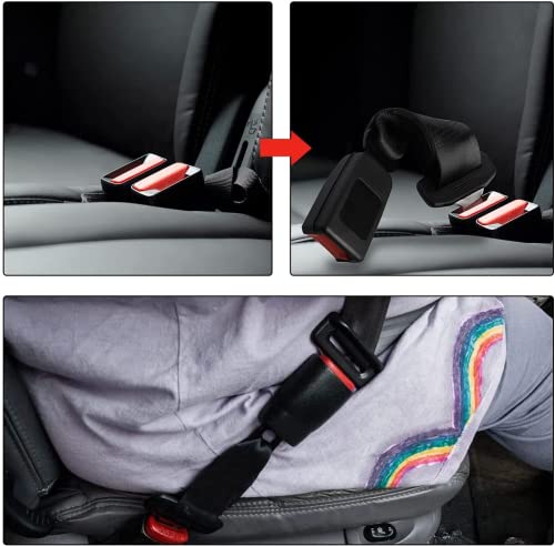 2 PCS Most Model Accessories Polyester Extension Comfortable and Convenient for Car Seats Universal,Ships from the US (9.0 Inch)
