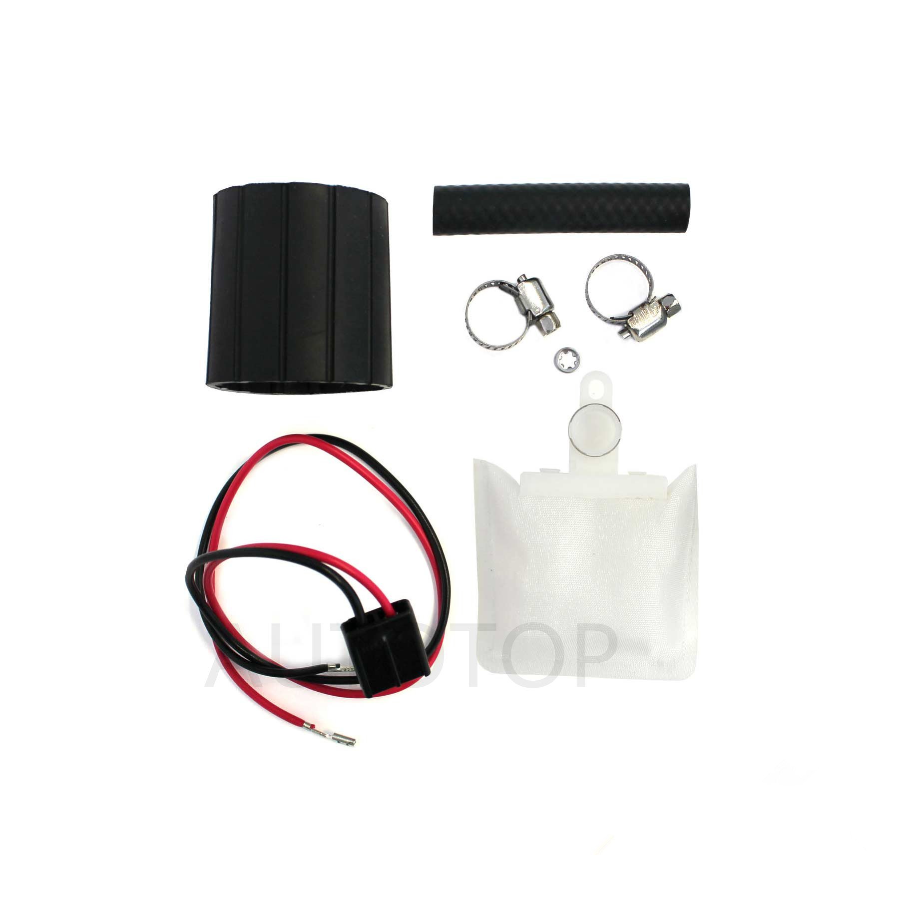 255LPH Electric In-Tank Fuel Pump ATP-342 with Installation Kit | Fit 90-93 Acura Integra, 91-05 Acura NSX, 88-91 Honda Civic/CRX & More | High Flow Rate 140-160 LPH