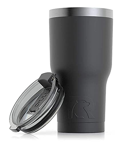 RTIC Double Wall Vacuum Insulated Tumbler, 20 oz, Black