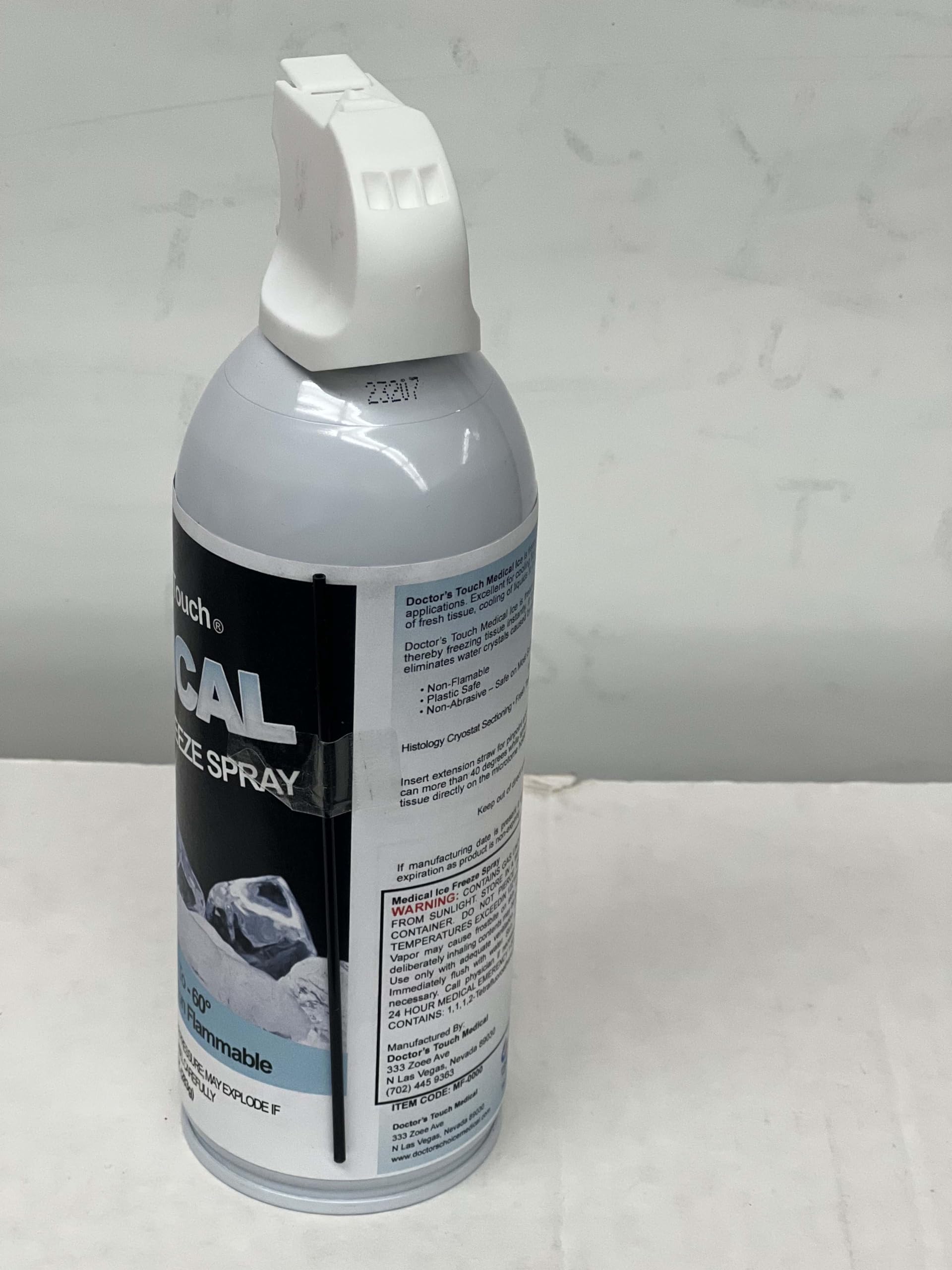 Freeze Spray DrsTouch Medical Ice 10 oz Strength Medical Grade (283ml)
