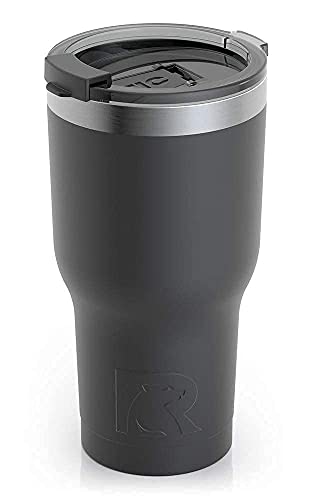 RTIC Double Wall Vacuum Insulated Tumbler, 20 oz, Black