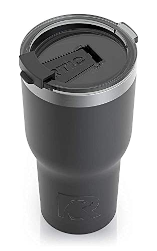 RTIC Double Wall Vacuum Insulated Tumbler, 20 oz, Black