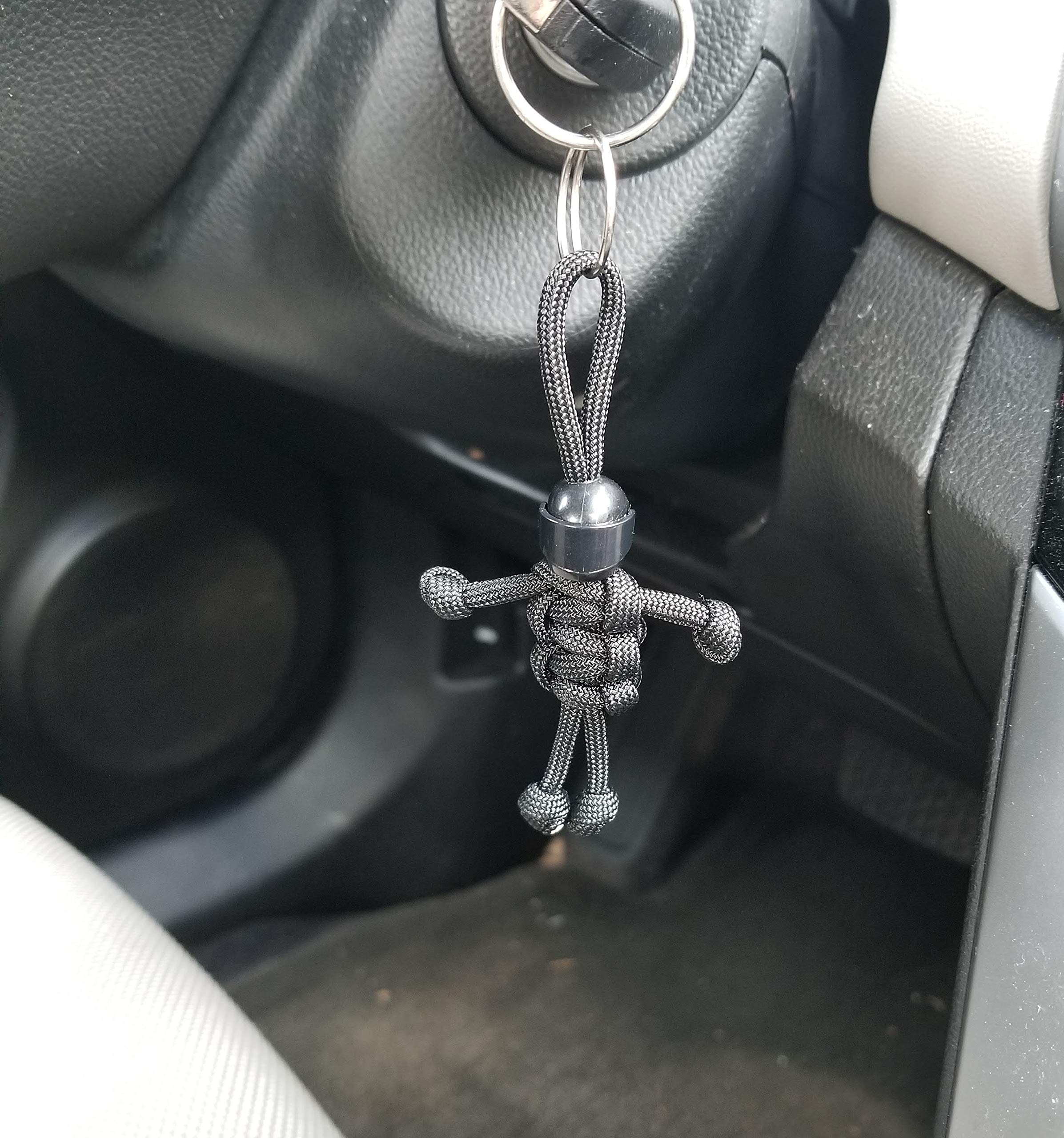 Motobuddy KeyChain for Motorcycles, Scooters, Cars, and Gifts (Black)