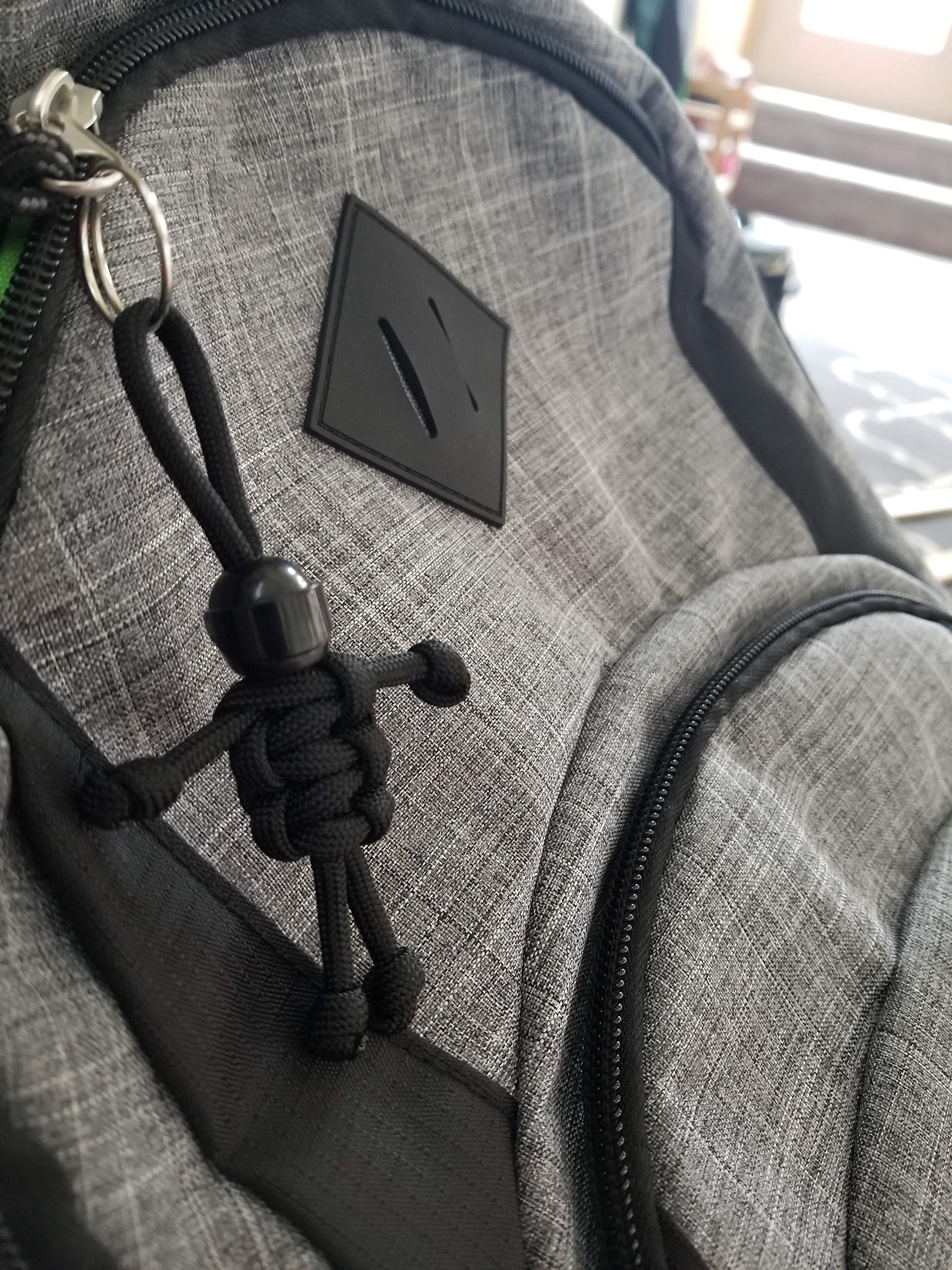 Motobuddy KeyChain for Motorcycles, Scooters, Cars, and Gifts (Black)
