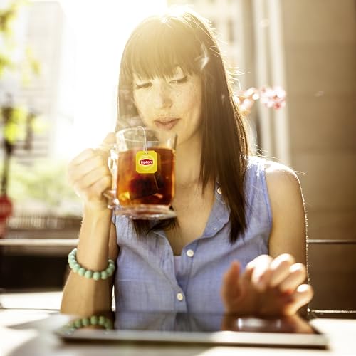 Lipton Black Tea Bags, Hot or Iced, Black tea with Caffeine, 240 Total Bags (20ct - Pack of 12)