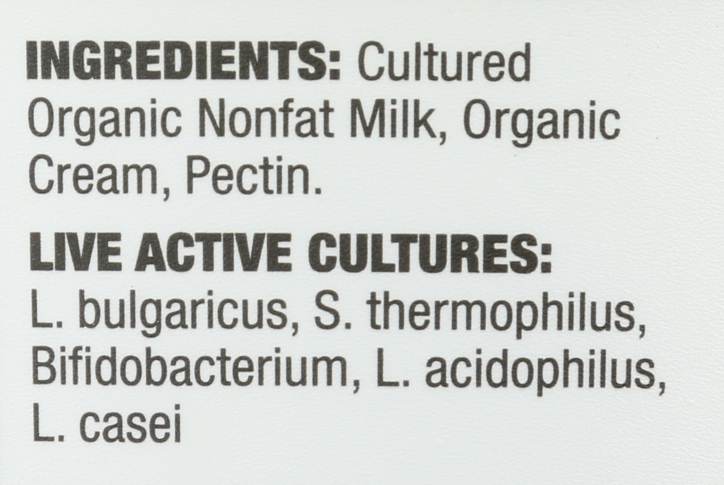 CLOVER SONOMA Organic Plain Low Fat Yogurt, 32 OZ