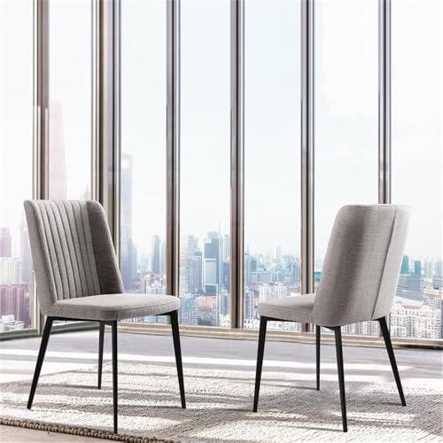 Armen Living Maine Dining Chair, Gray