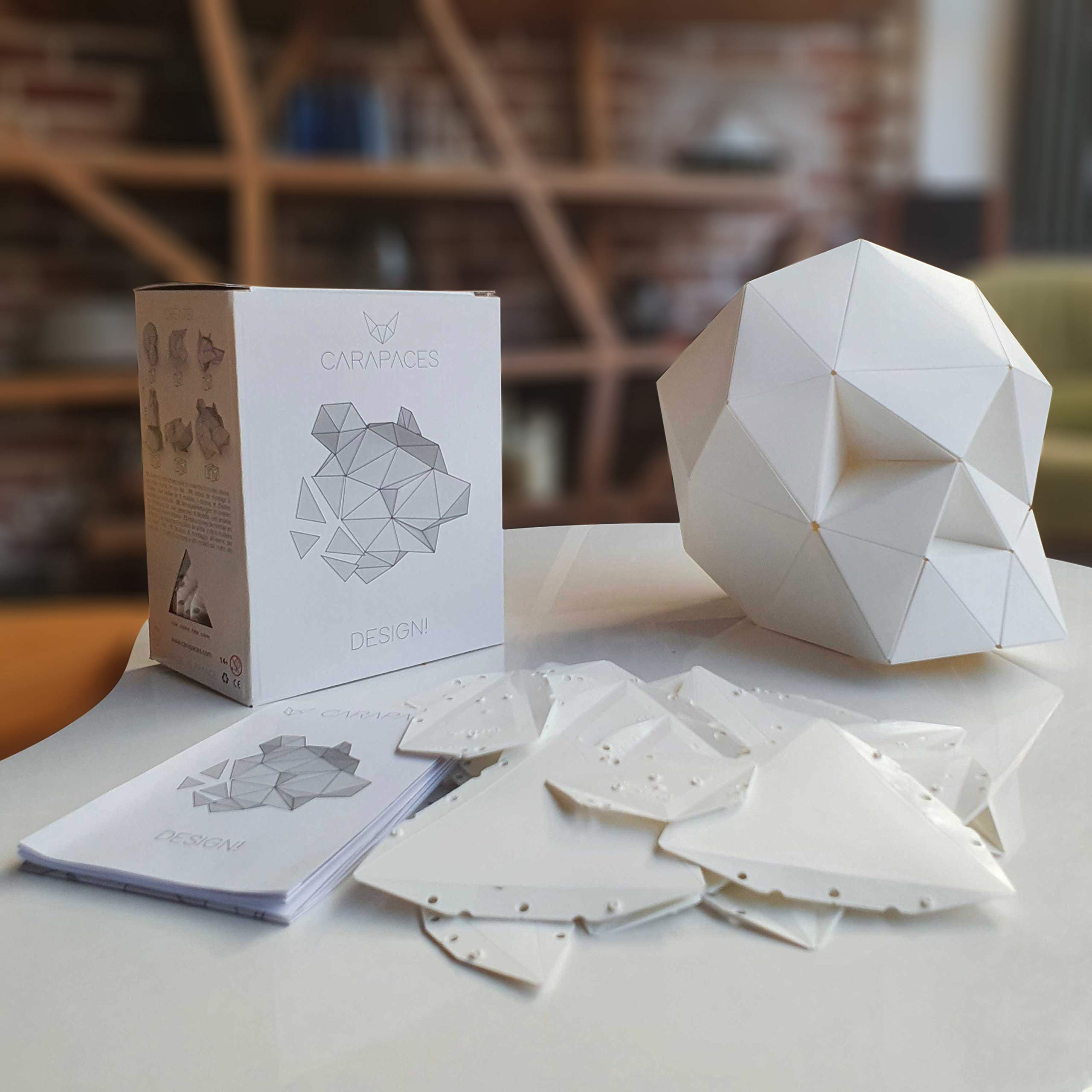 INSIDE3 CARAPACES Construction Set Origami (White)