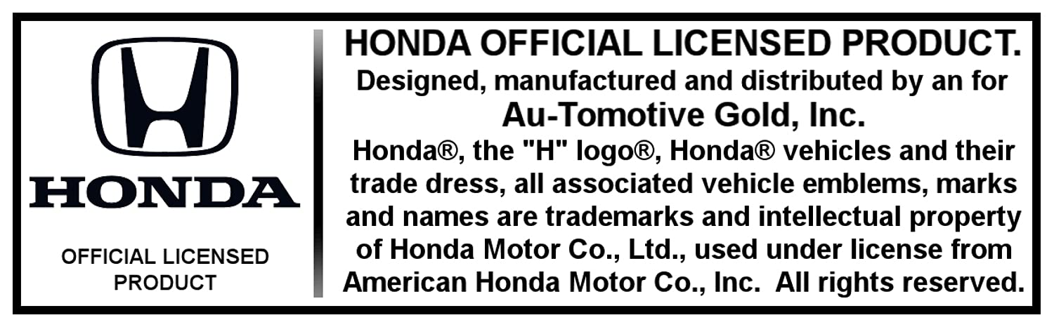 Au-Tomotive Gold Official Licensed for Honda Logo Heart Shaped Blue Photo Keychain Key Ring Fob