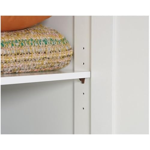 Pemberly Row 29" W Traditional Style Storage Cabinet, Pantry Cabinet, Linen Cabinet with Shelves in White