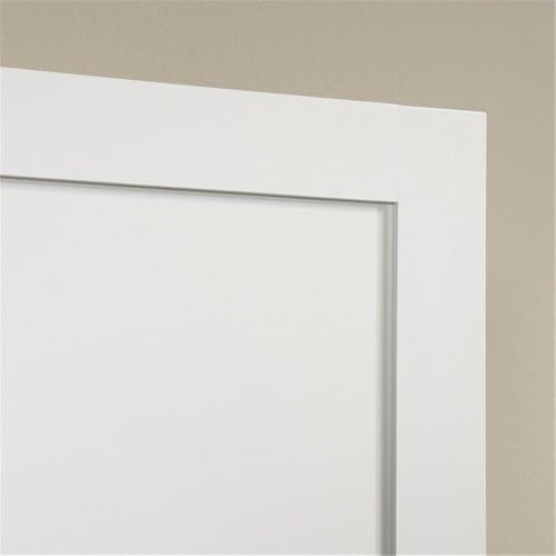 Pemberly Row 29" W Traditional Style Storage Cabinet, Pantry Cabinet, Linen Cabinet with Shelves in White