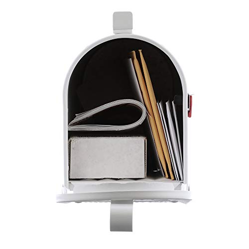 Gibraltar Mailboxes ADM11W01 Admiral Mailbox, Medium, Textured White